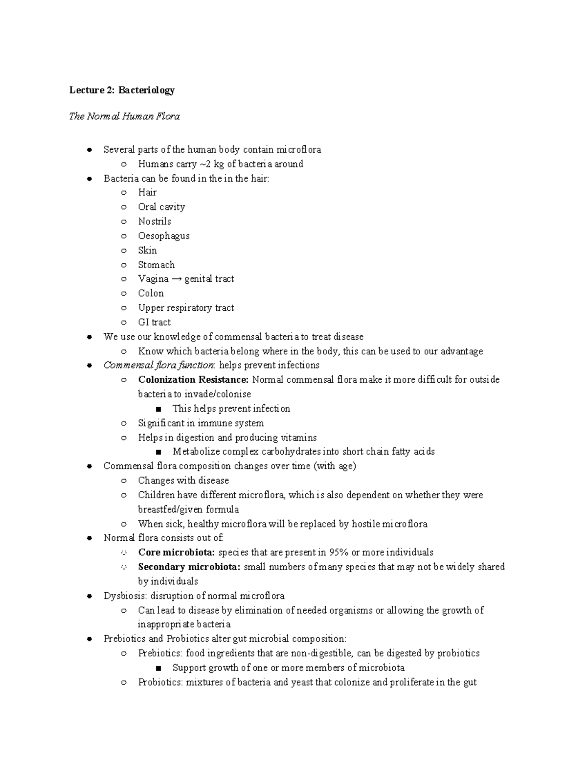 Microbiology Study Guide Complete Course - Lecture 2: Bacteriology The ...