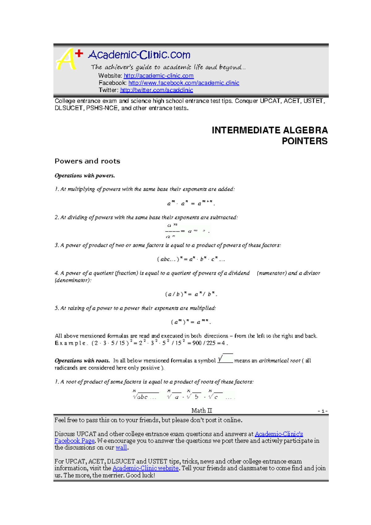 Copy of Math-Readings-2 - Website: - Studocu