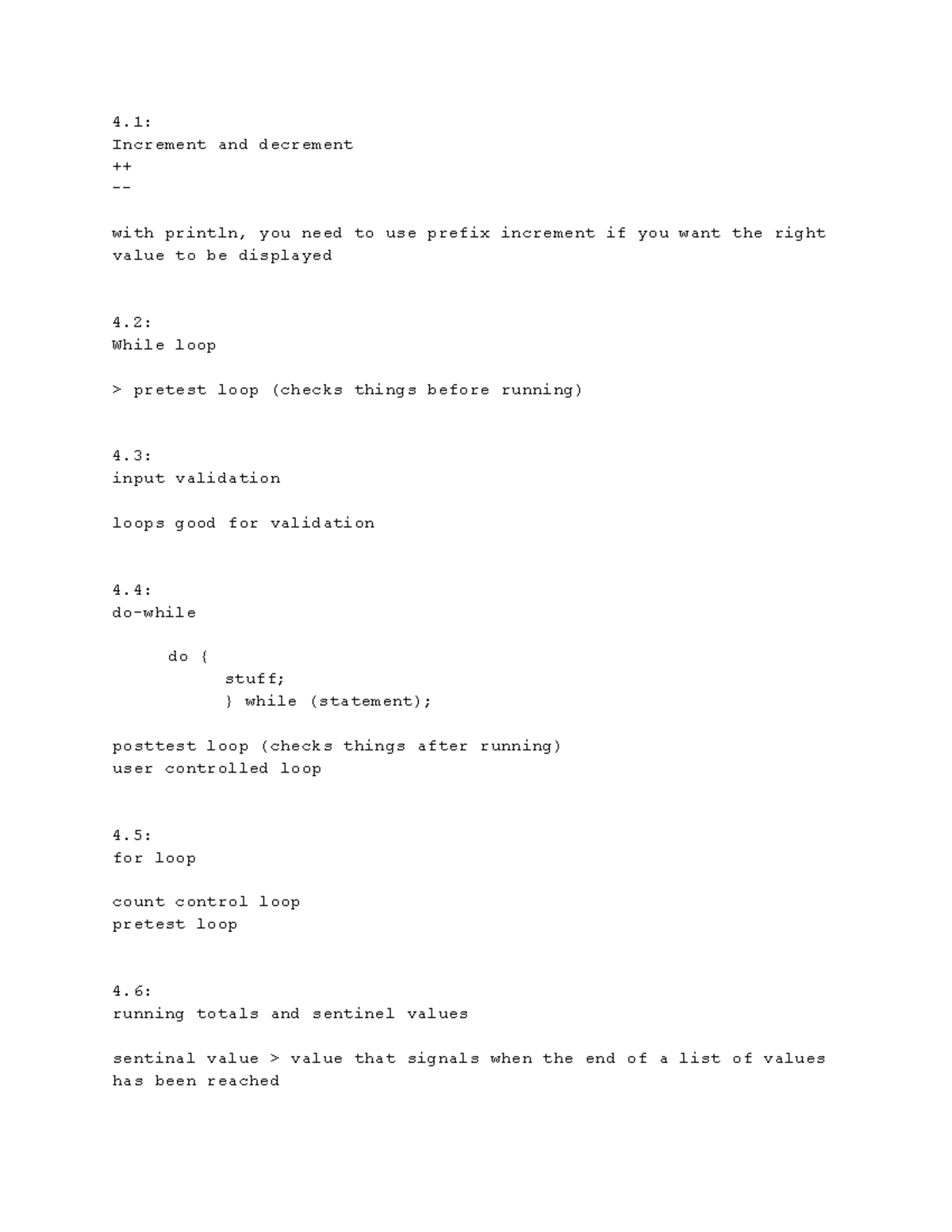 Java For Programmers Chapter 4 Outline 4 Increment And Decrement With Println You Need To