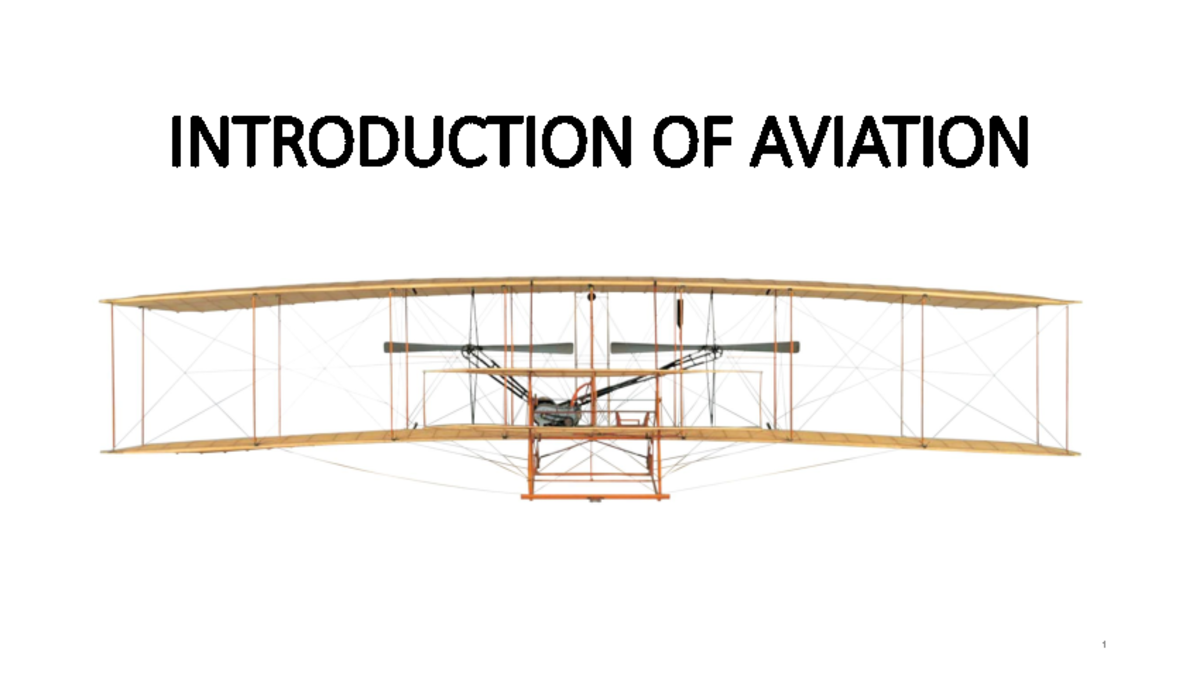 01 History OF Aviation - CAT113501 - INTRODUCTION OF AVIATION Lighter ...