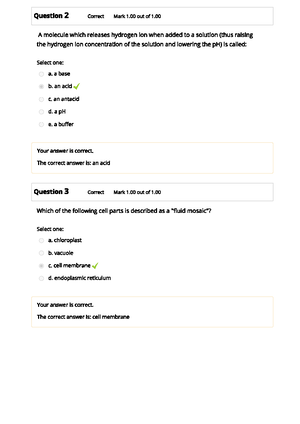 BIOL 1121 UNIT 5 LAB - Second messengers are small molecules and ions that relay signals ...