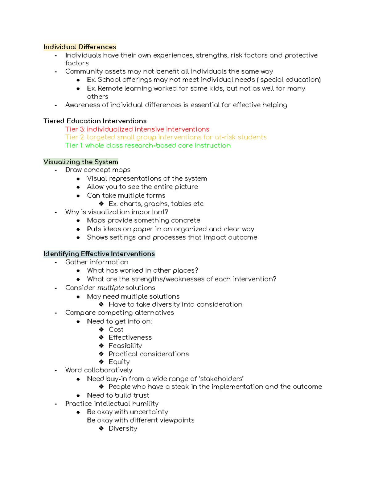 Soc4 - Social Problems and How to Help - Individual Dierences ...