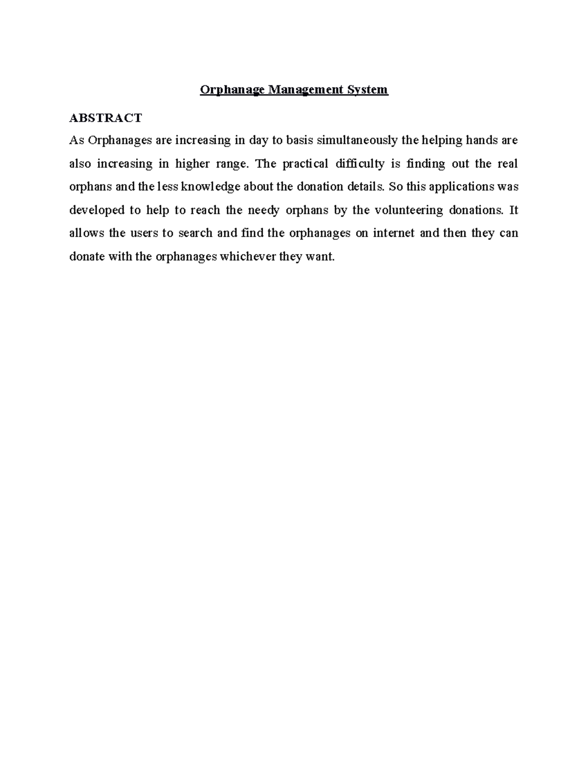 Orphan Modules - This is the best web application I ever saw ...