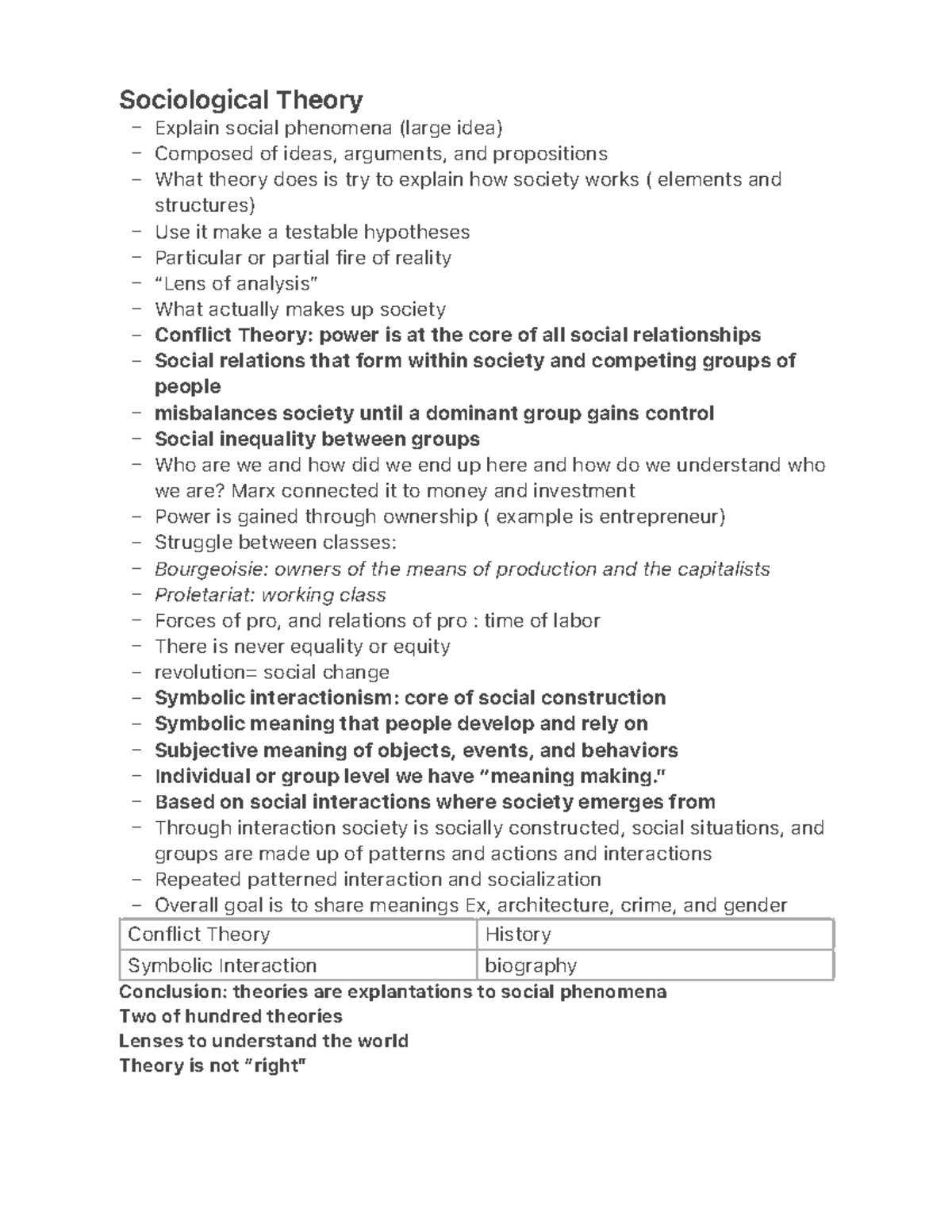 Sociological Theory ...