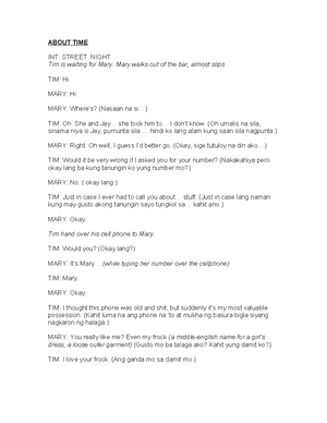 Inday Bote Scene Excerpt 1 - INDAY BOTE (10 PERSON SCENE) Dala-dala ni ...