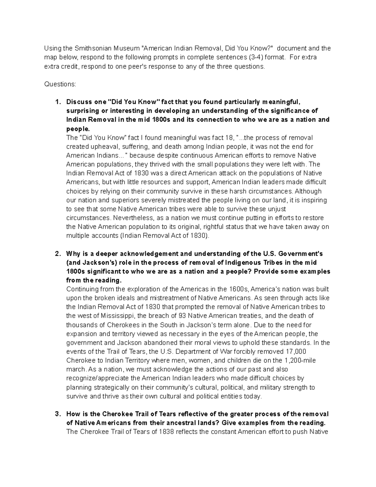 Jackson and Indian Removal (Trail of Tears) - Using the Smithsonian ...