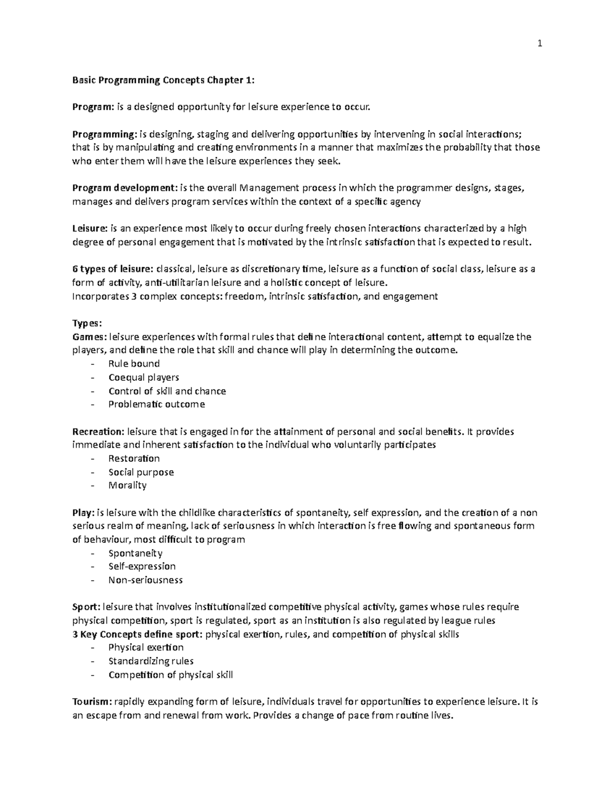Programplanchapter 1 copy - 1 Basic Programming Concepts Chapter 1 ...