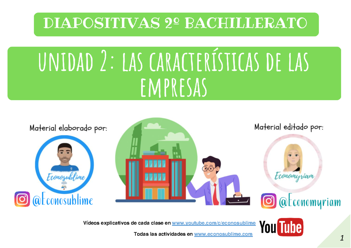 Diapositivas 2. Empresa y modelo de negocio - Vídeos explicativos de ...