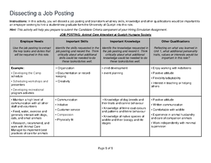 Outline UNIV2100 DE01 F22 final-3 - UNIV*2100 Career Ready 3 Plan Your ...