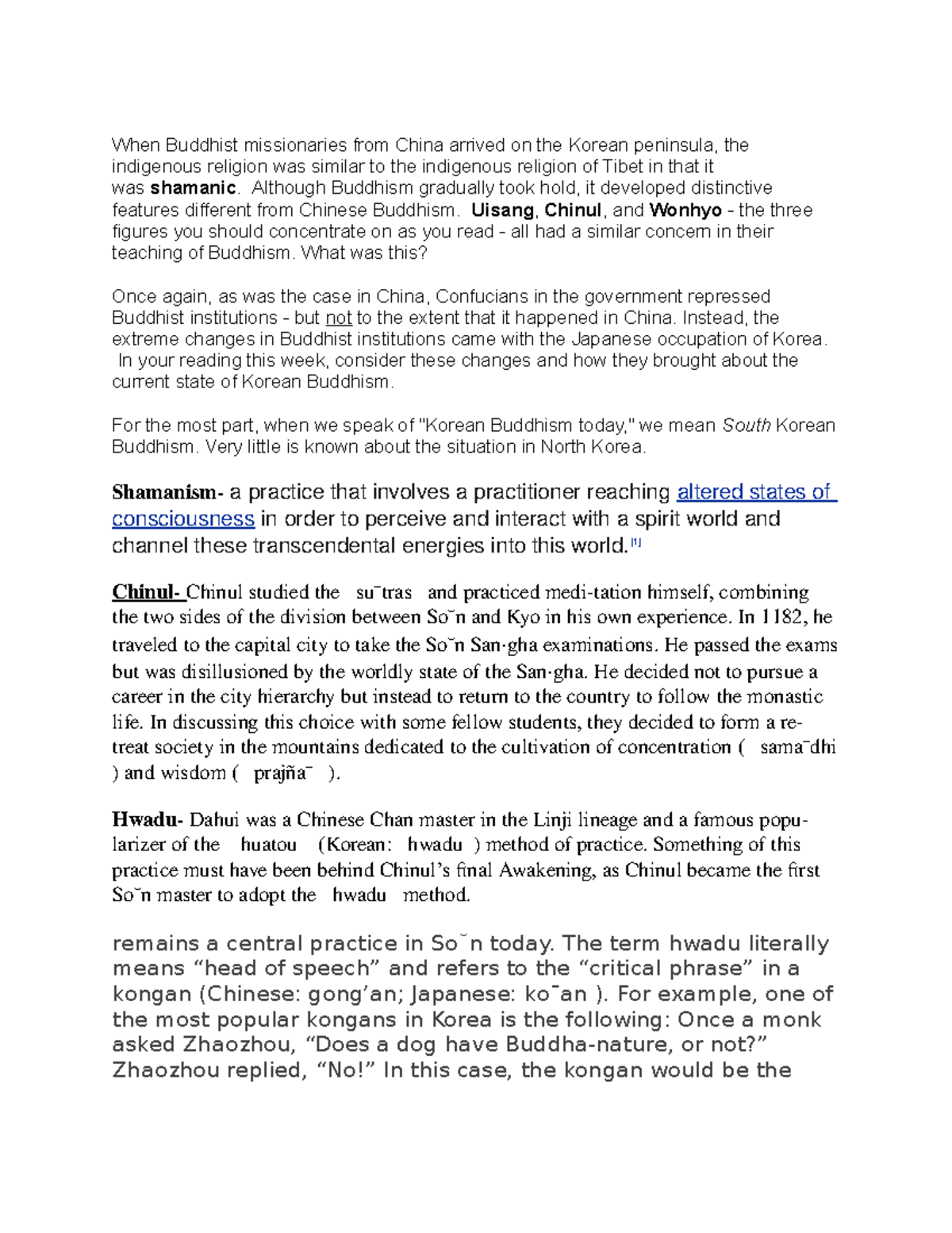 BUD Vocab WEEK 6- Quiz 3 - Jameson - When Buddhist missionaries from ...