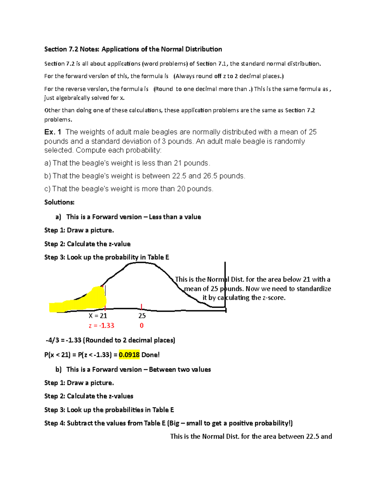 Section 7.2 Notes - mat 103 - SCCC - Studocu