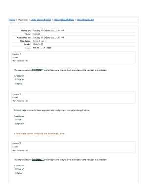 Programming Languages with Compiler Final exam - Studocu