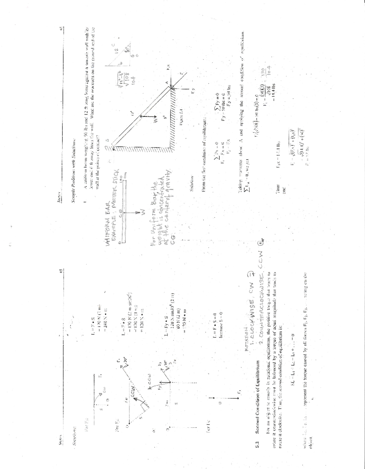 Statics p3 - Physics - l^loar{ ..r rc e Allo *6-llv Iil L:, c c vl I ...