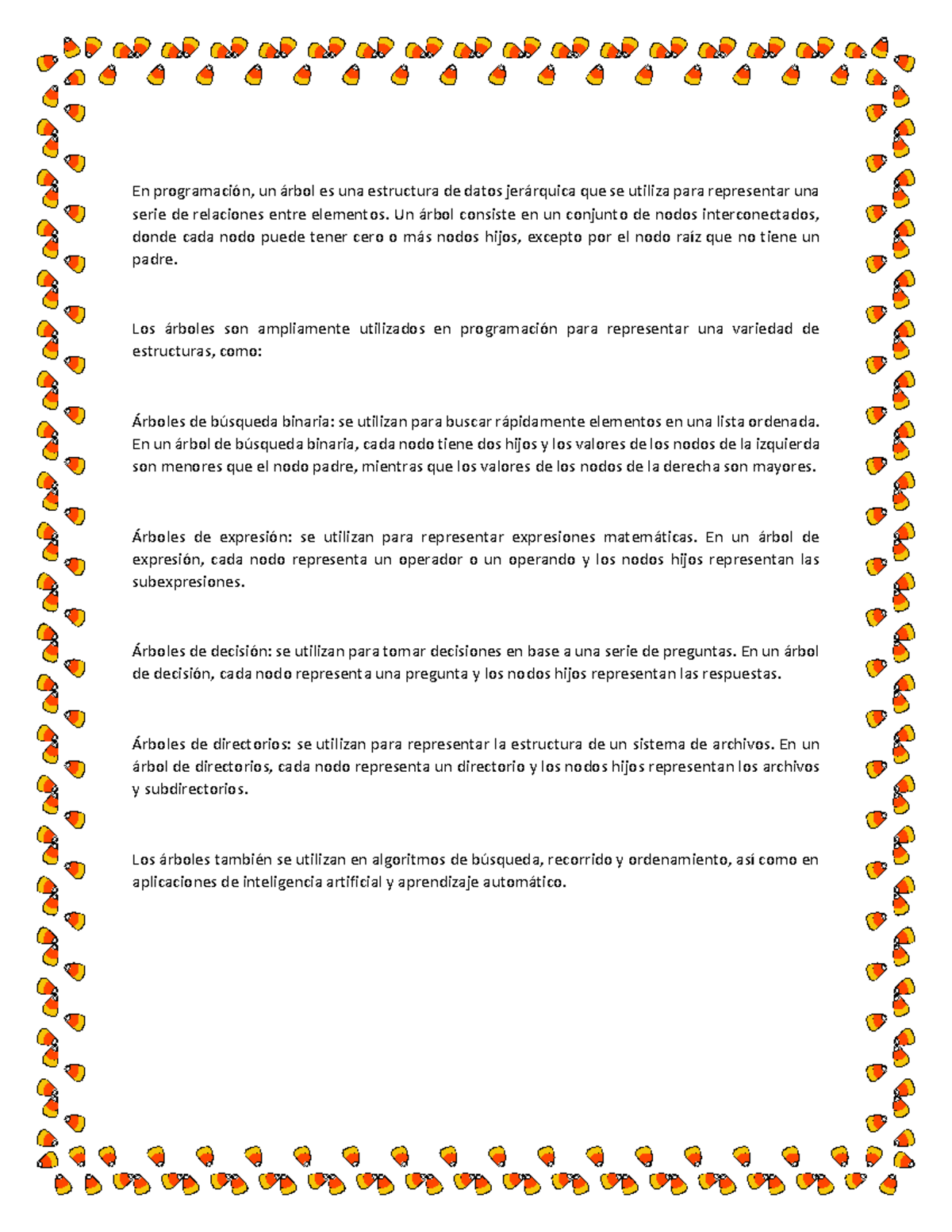 2.6 Arboles - Apuntes - En programación, un árbol es una estructura de ...