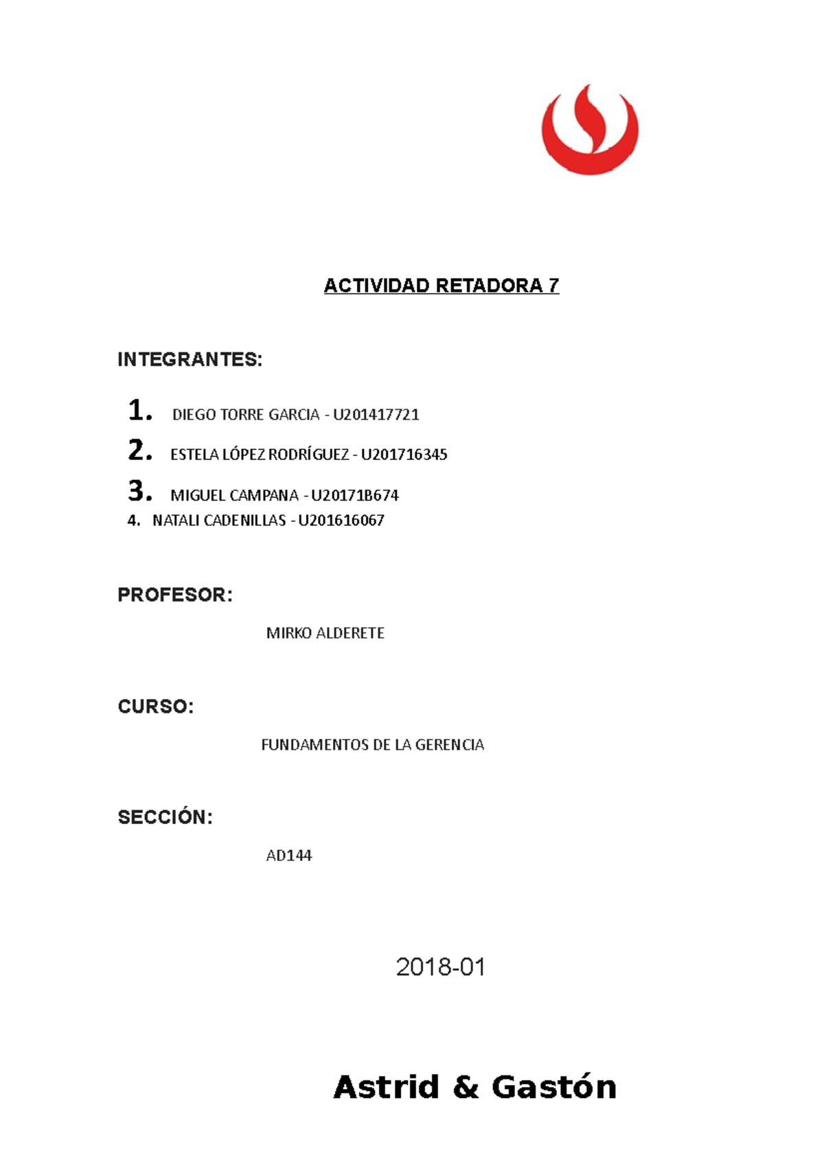 Actividad Retadora - - Studocu