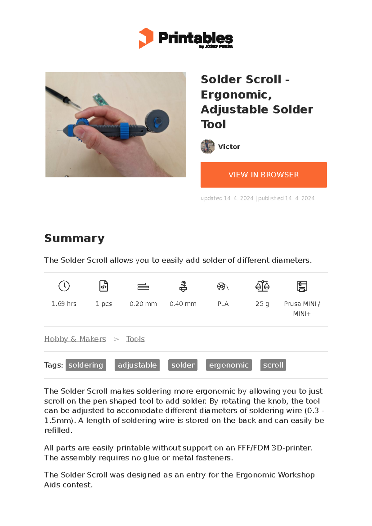 843353 solder scroll ergonomic adjustable solder tool ecc1b49b 1878 ...