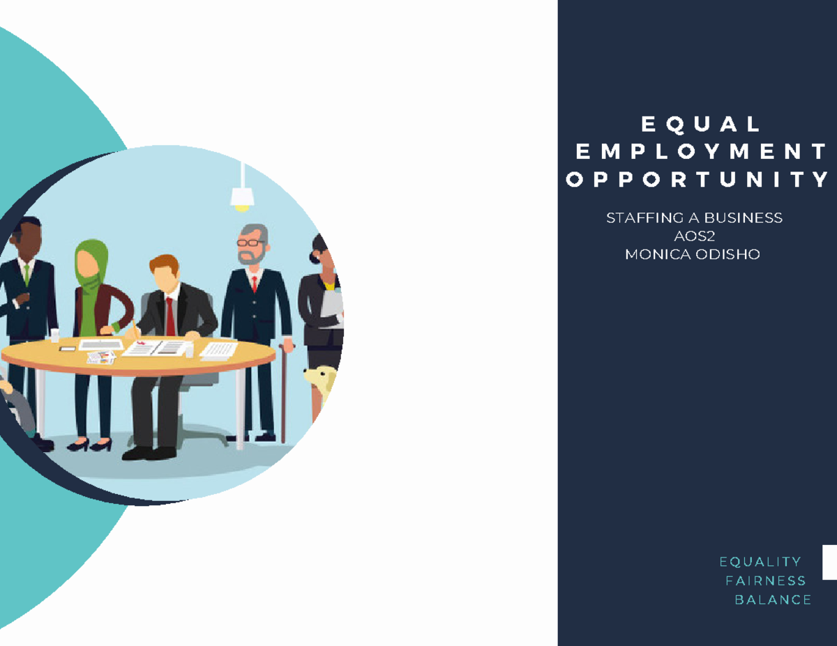 Business managment brochure on equality in workplace - UNI1 - Studocu