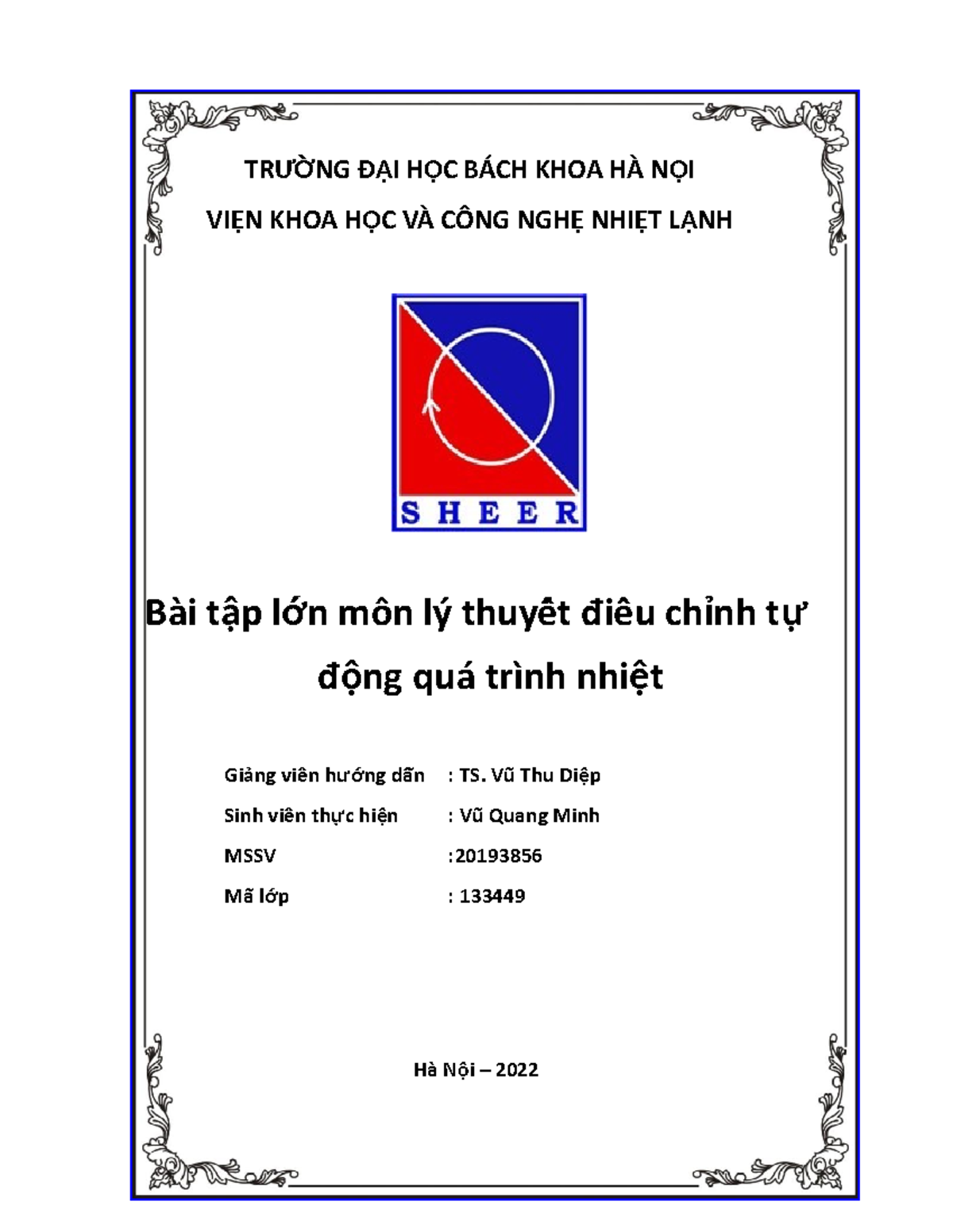 26- BtlcsltĐC-Phí-Văn-Hậu - TR NG Đ I H C BÁCH KHOA HÀ N IƯỜẠỌỘ VI NỆ KHOA H CỌ VÀ CÔNG NGHỆ NHI ...
