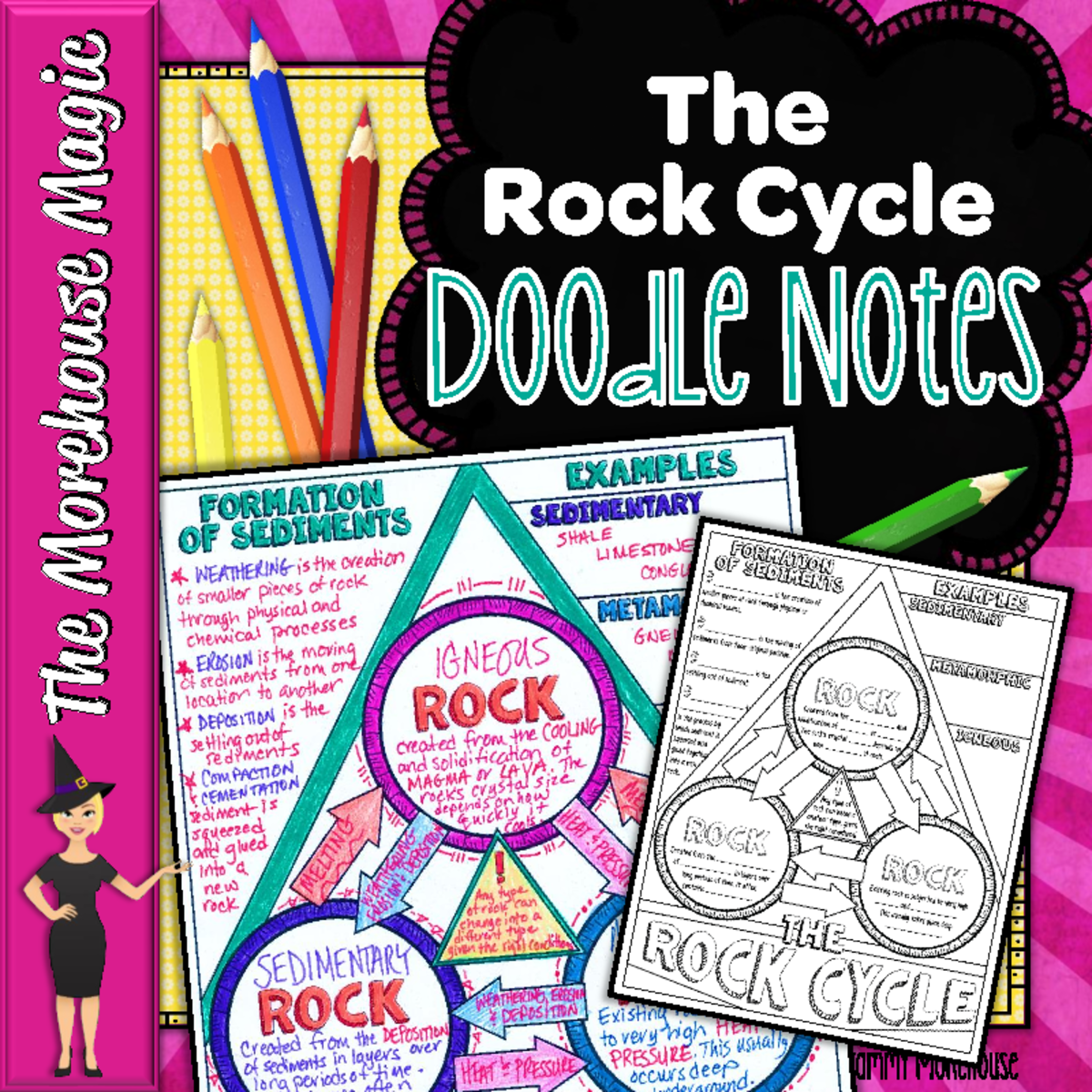 The Rock Cycle Doodle Notes Science Doodle Notes-1 - Created by: Tammy ...