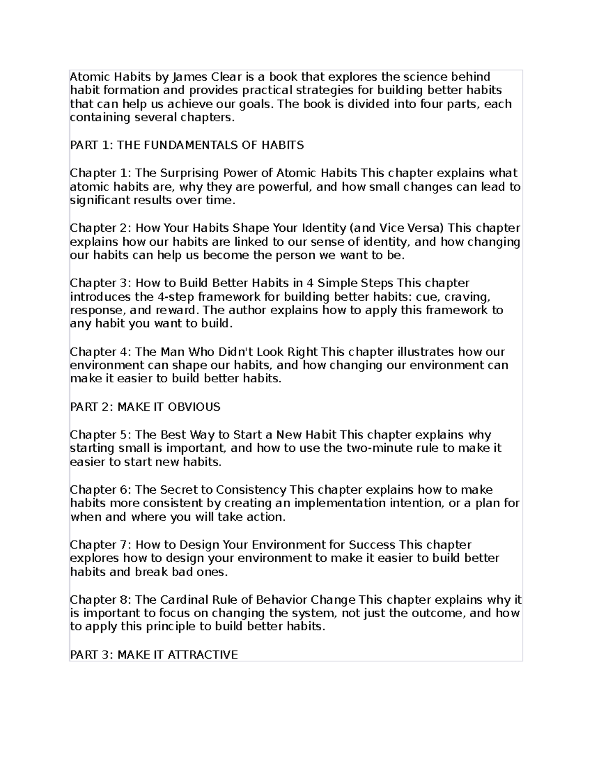 Atomic Habits Summary - Atomic Habits by James Clear is a book that ...