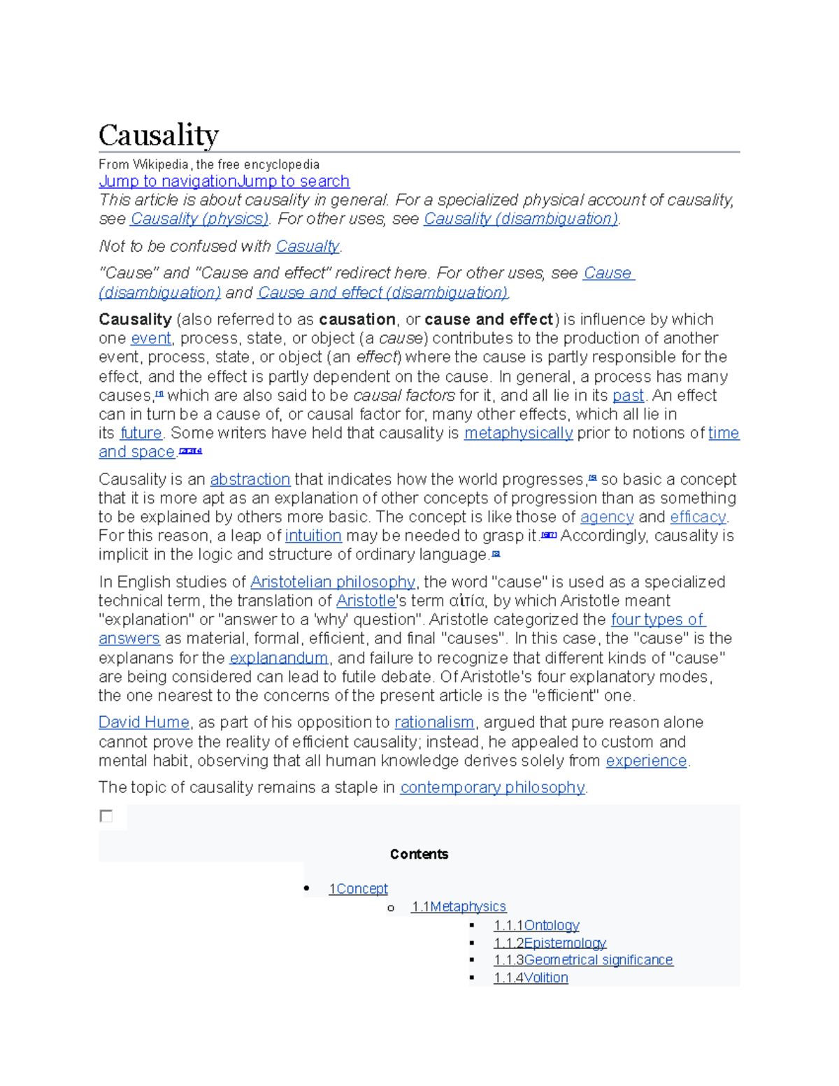 27 (23) - Lecture notes 8 - Causality From Wikipedia, the free ...