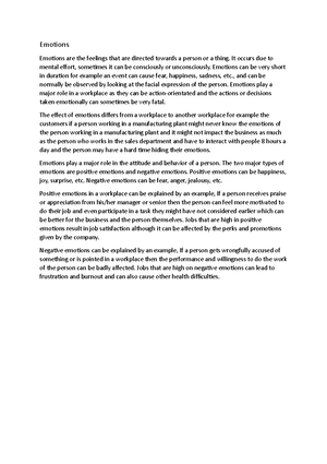 Organizational Interview Assigment - Report - BUS8020- Organisational ...