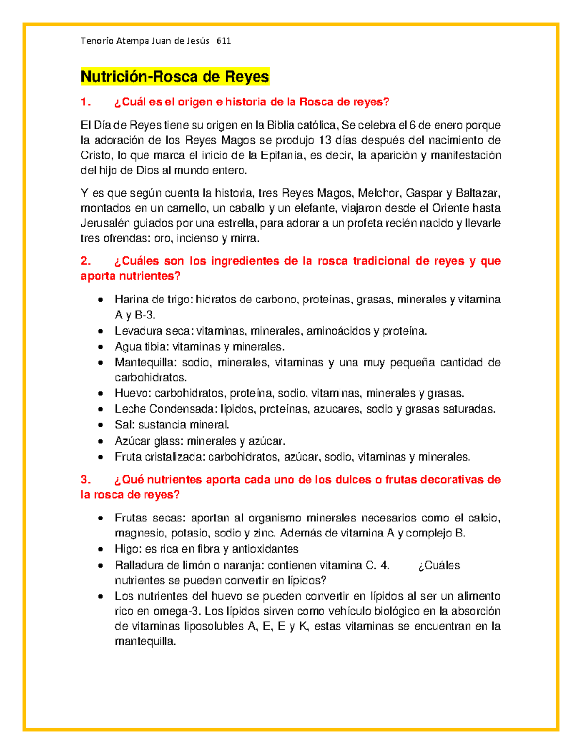 Nutrientes Rosca Tenorio Atmepa Jesus 611 - Tenorio Atempa Juan de Jes ...