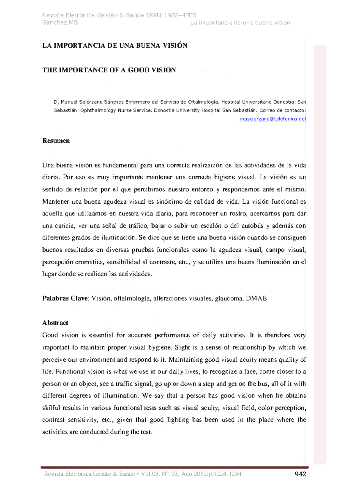 Dialnet-La Importancia De Una Buena Vision-5555784 - Sánchez MS. La ...