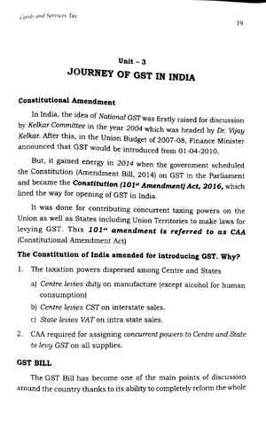 Module 2, unit 4 - RCM, cases where Reverse Charge is Applicable ...