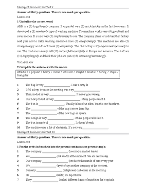 PART B bài đọc - TACB2 - PART B. READING COMPREHENSION. (1) I. Read the ...