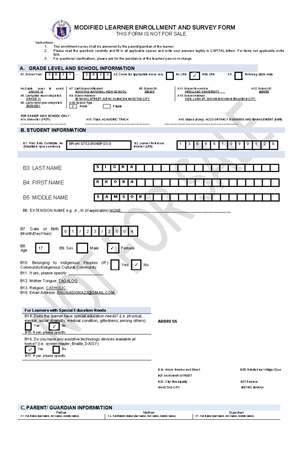 Final Modified-Learner-Enrollment-and-Survey-Form English-1 - MODIFIED ...