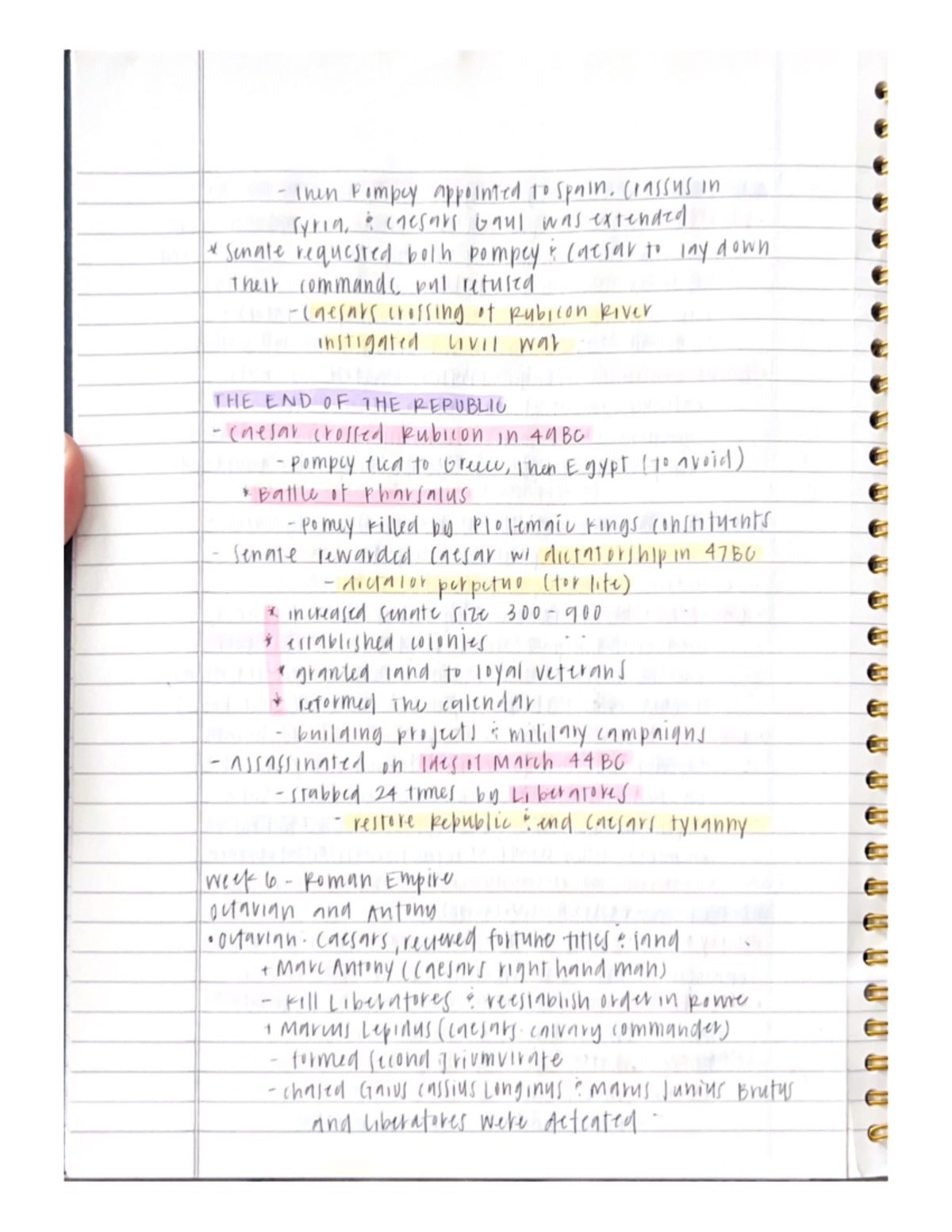 The Roman Empire - HIST 100 - Studocu