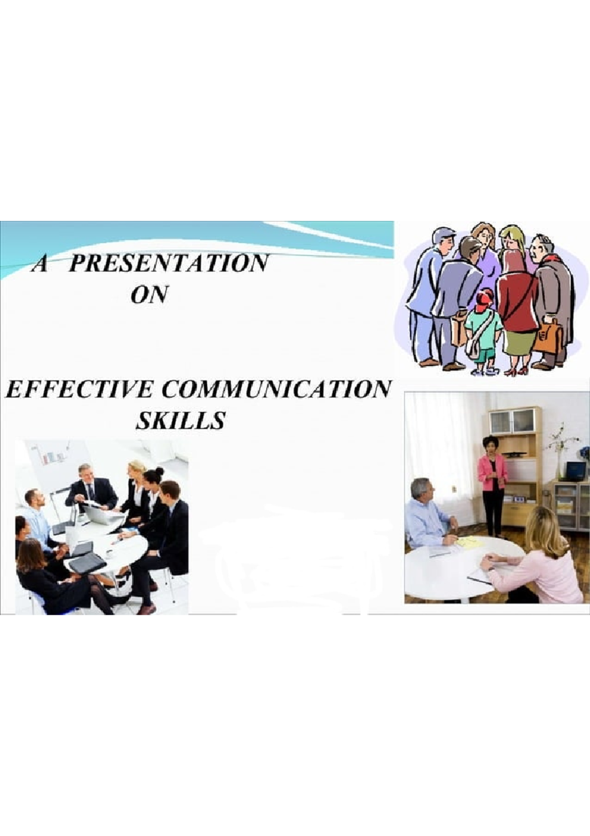 Importance of communication skills - Bachelors's in Computer ...