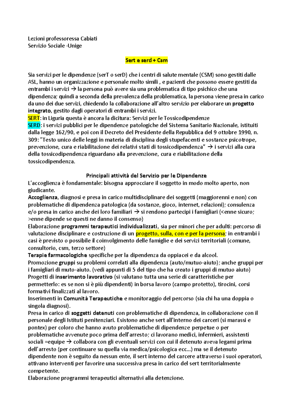 Tirocinio 1-Cabiati - Appunti di lezione Tutte - Warning: TT: undefined function: 32 Warning: TT ...