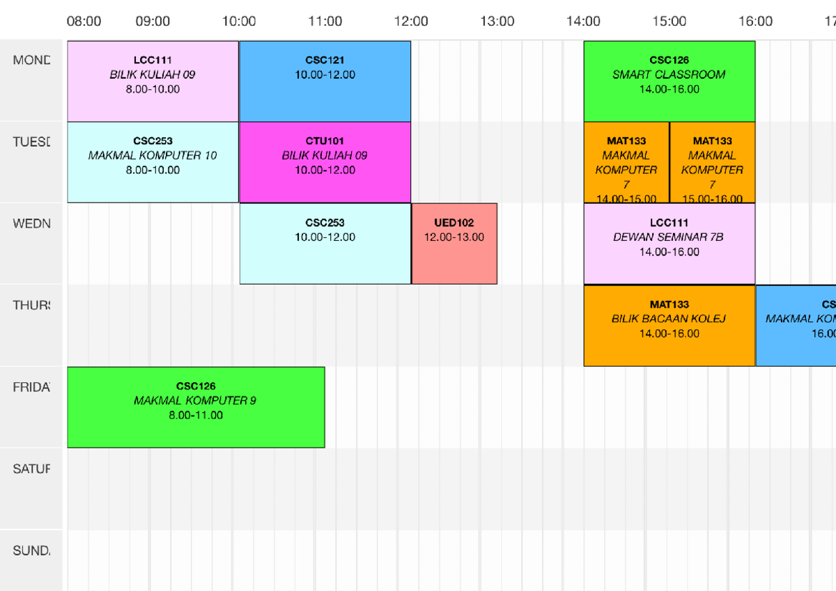 Ui TM Timetable Generator 10 02 2023 - Diploma in Computer Science ...