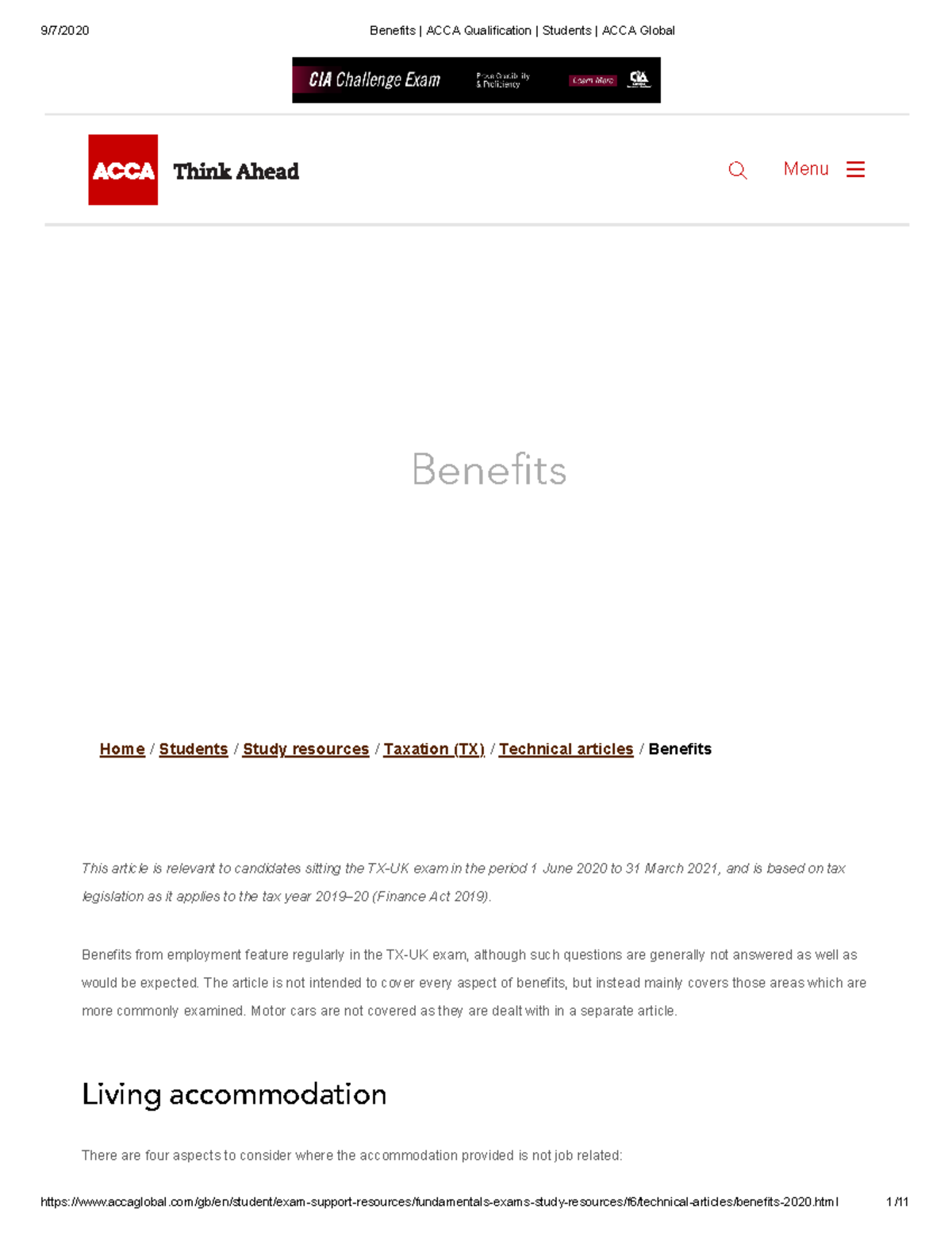 Benefits ACCA Qualification Students ACCA Global - Home/ Students ...