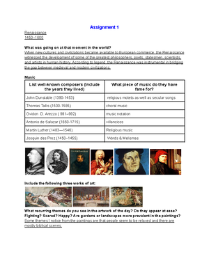 Romantic Period - Assignment 1 Romantic Period 1798 - 1837 What was ...