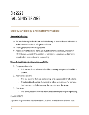 Molecular Bio Rotation Lab Book Week #1 - Pipetting and RD/Ligation ...