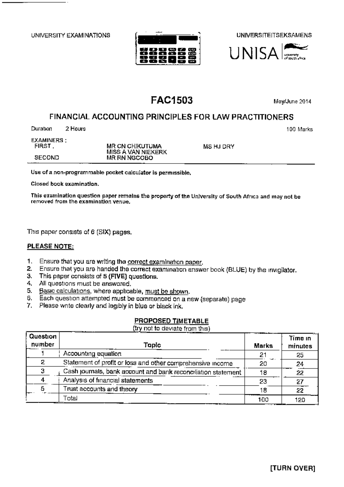 FAC1503-2014-6-E-1.pdf Mayjune - FAC1503 - Studocu