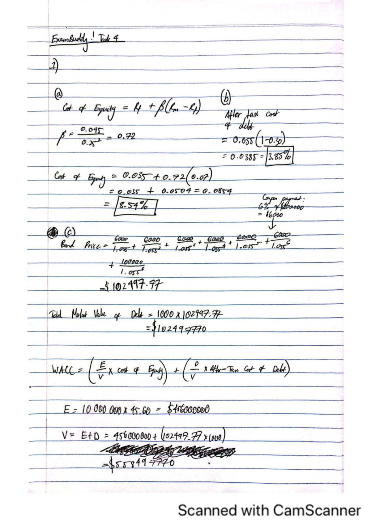 Exambuddy Task 4 - FNCE10002 - Studocu