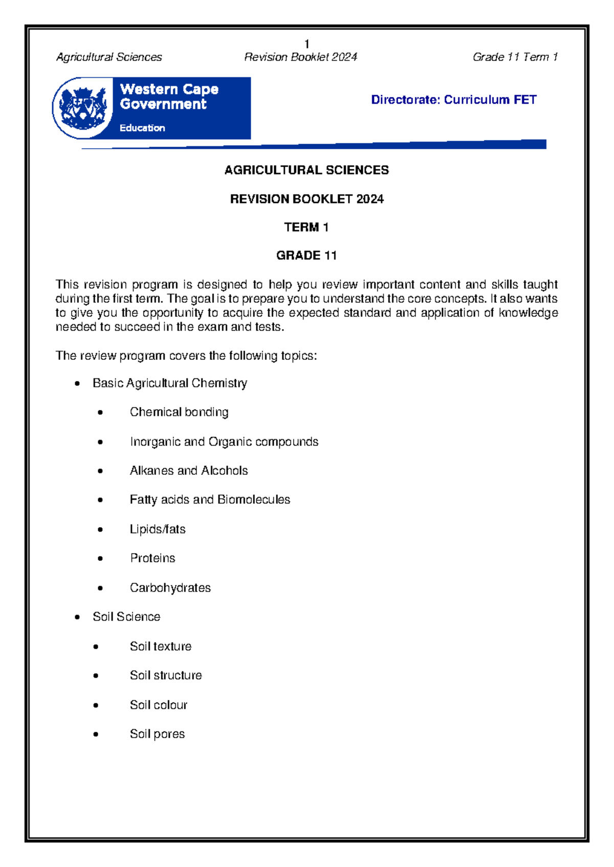 Gr 11 Agricultural Sciences Term 1 2024 Learner Revision Source ENG ...
