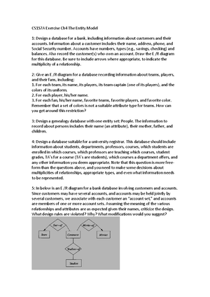 CS157A Exercise Ch7 - CS157A Exercise Ch7 Constraints and Triggers 1: Our running example movie ...