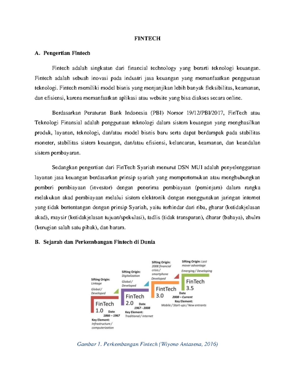 Fin Tech dan Inklusi Keuangan - FINTECH A. Pengertian Fintech Fintech ...