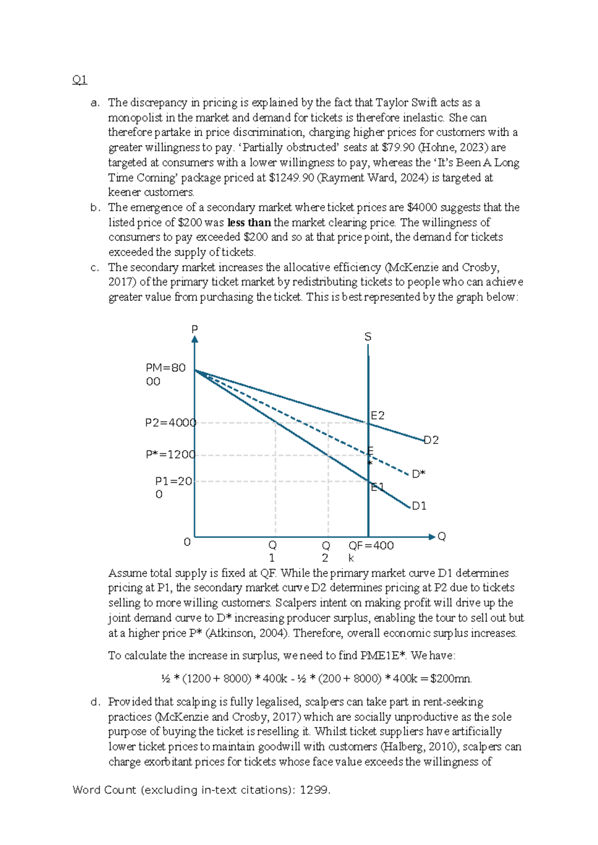 Q1 comm1100 case study - Practice exam questions - Q a. The discrepancy ...