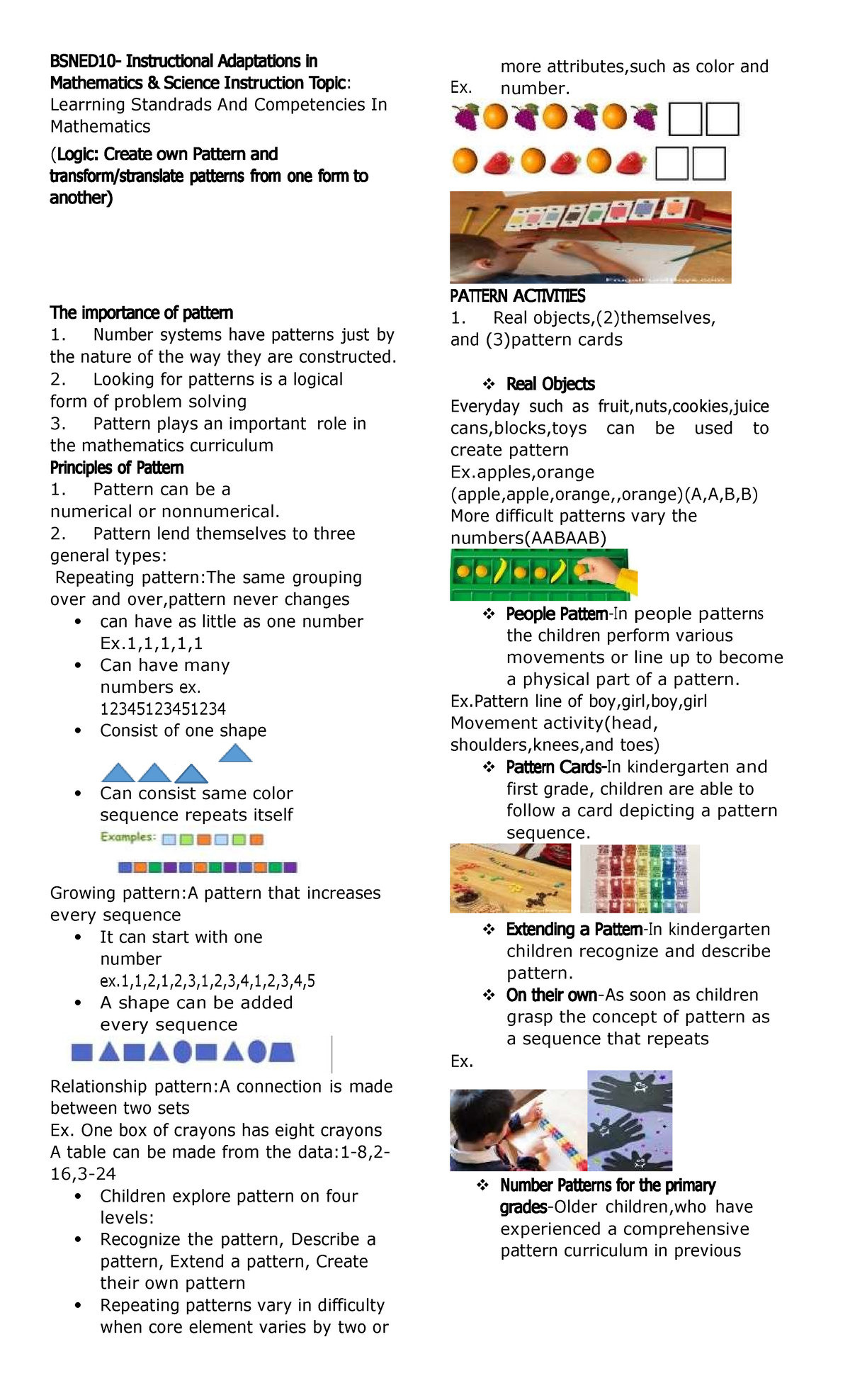 Create own Pattern and Transform or Translate Patterns From One Form to ...