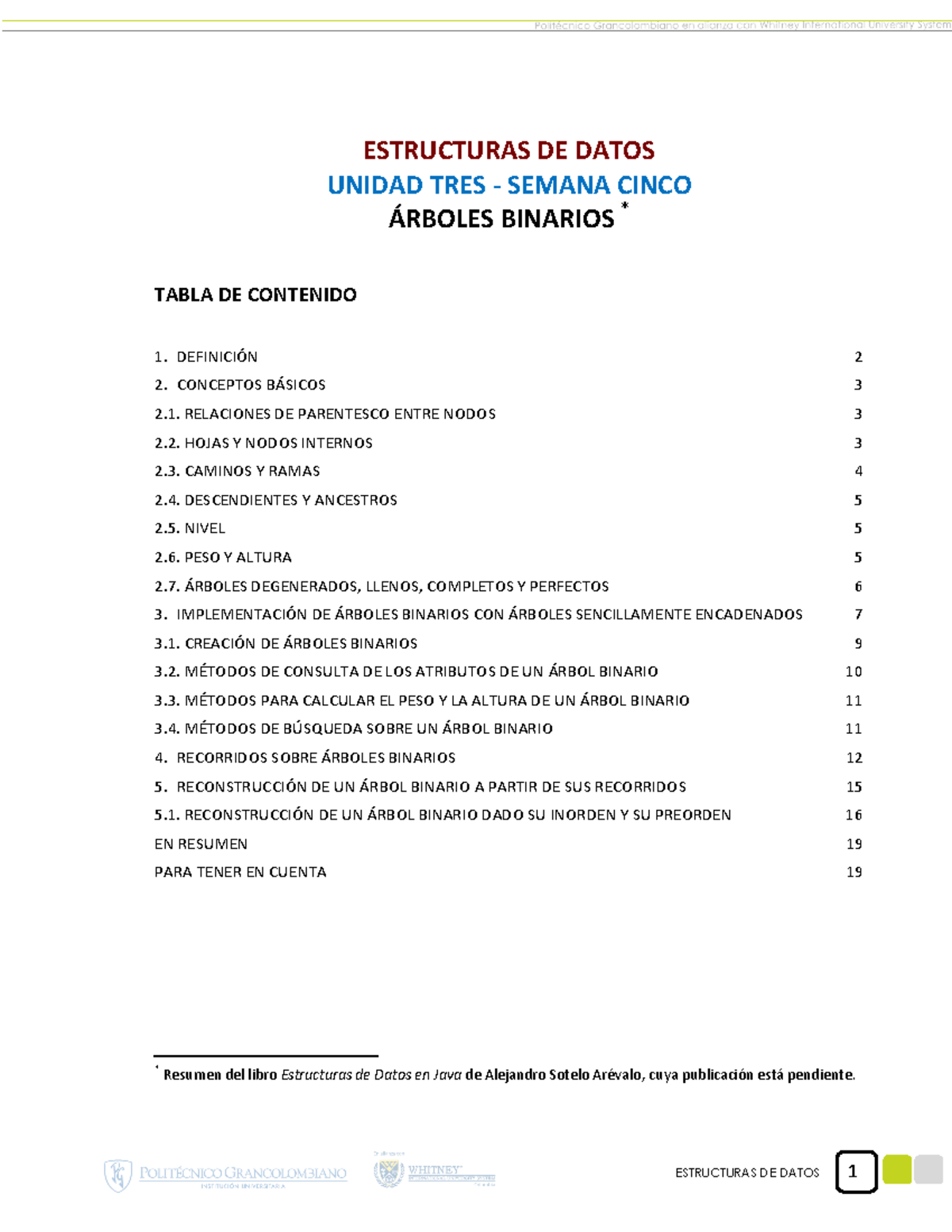 Pdfcoffee.com unidad-tres-semana-cinco-estructuras-de-datos-pdf-free ...