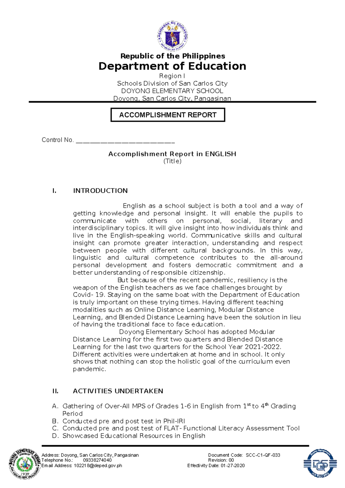 DEPED English GRADE 9 QUARTER 4 MODULE 3 - Department of Education ...