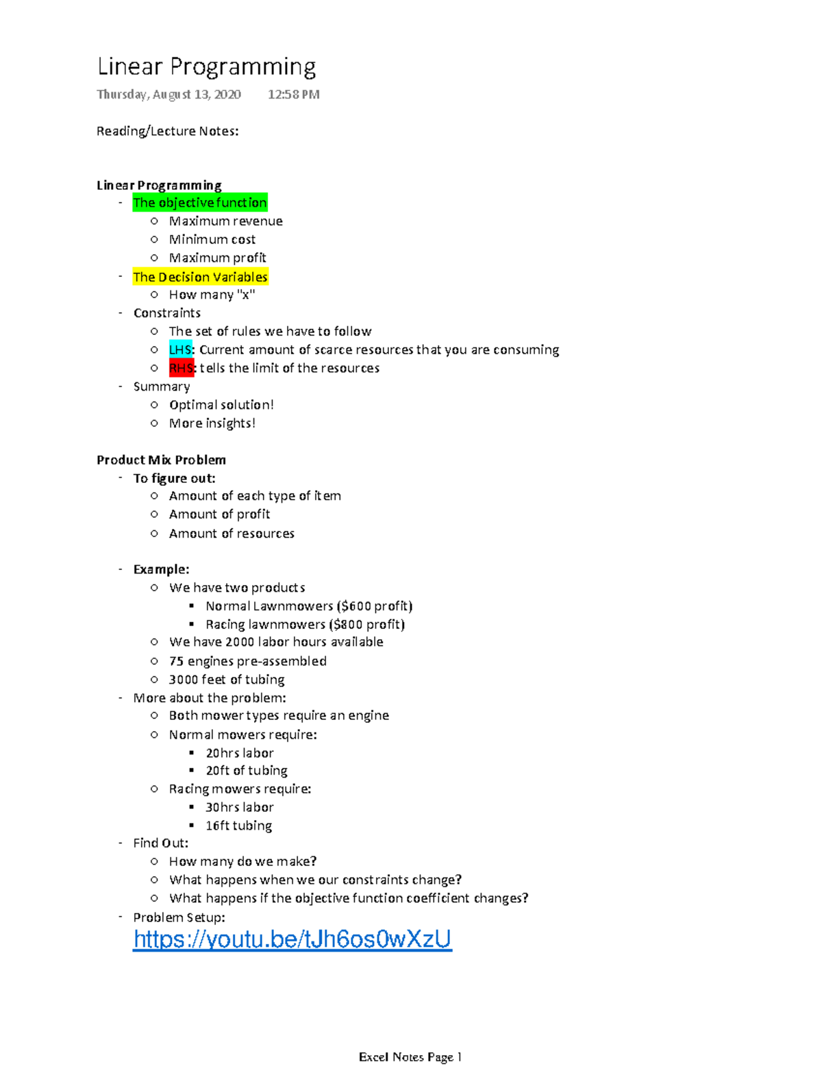 Bus 340 Lecture Notes All Warning Tt Undefined Function 32 Warning Tt Undefined 