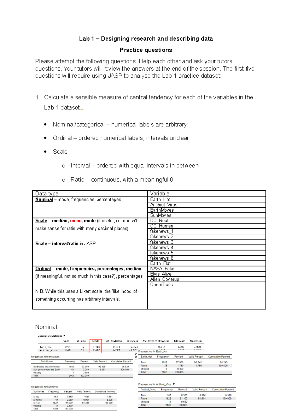 Lab 1 Practice Questions Lab 1 Designing Research And Describing lab-1-practice-questions-lab-1-designing-research-and-describing