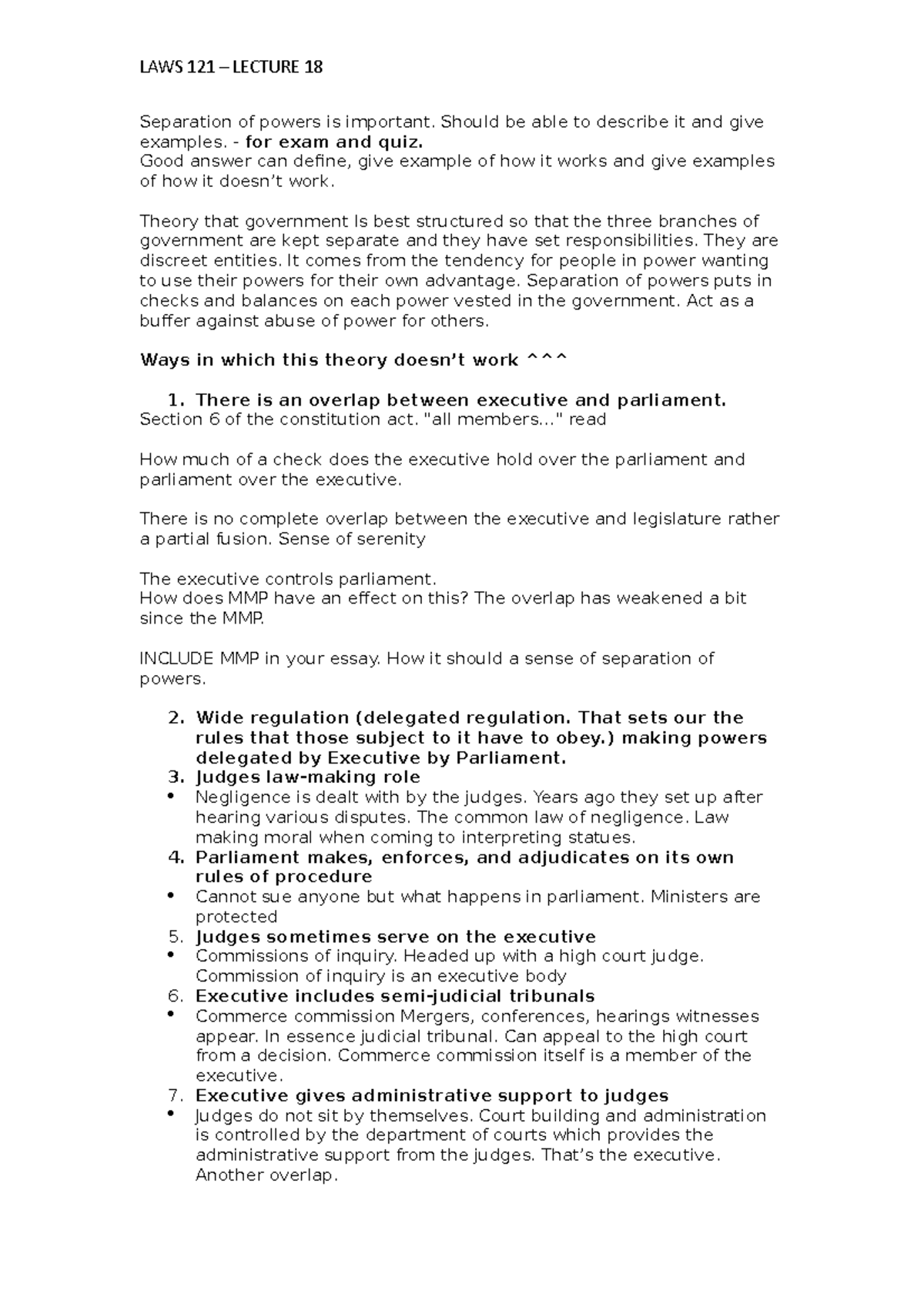 LAWS 121 – Lecture 18 - Introduction to New Zealand Legal System ...